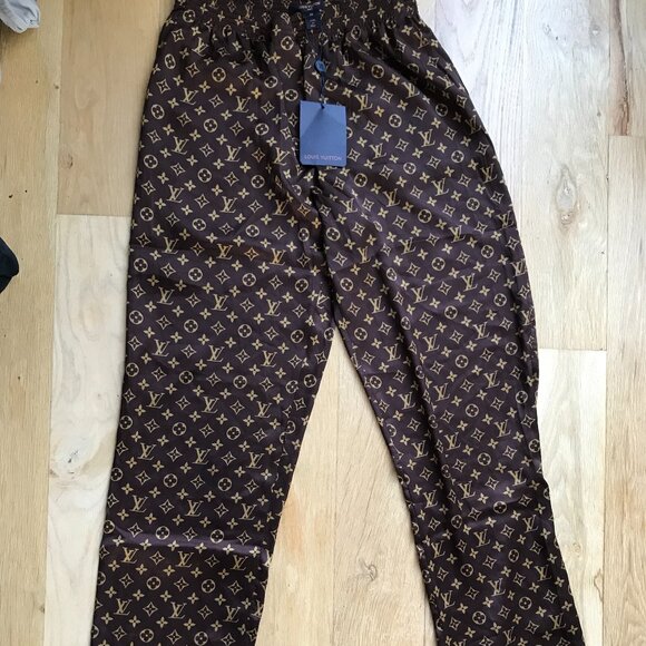 Louis Vuitton | Intimates & Sleepwear | Louis Vuitton Silk Monogram ...